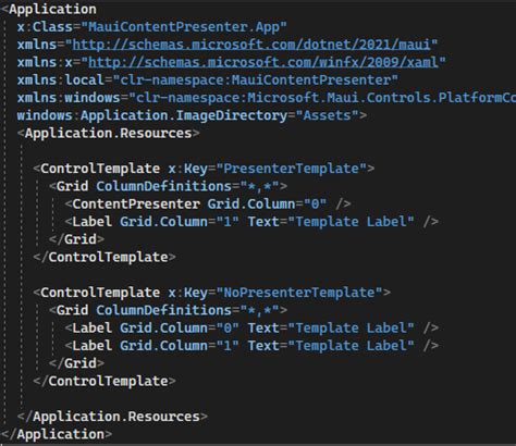 Bug Exception When Using ControlTemplate With ContentPresenter Issue Dotnet Maui