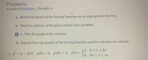 Solved Problems In Each Of Problems 1 Through 8 A Sketch