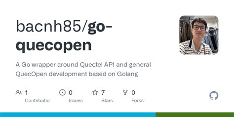 GitHub Bacnh Go Quecopen A Go Wrapper Around Quectel API And General QuecOpen Development