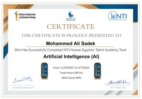 Ai Machinelearning Nti Huawei Artificialintelligence Datascience