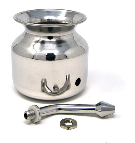 304 Grade Stainless Steel Ayurvedic Jal Neti Pot For Sinus Congestion And Nasal Cleansing Buy