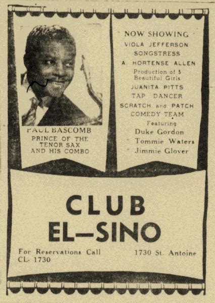 Paul Bascomb The Concert Database