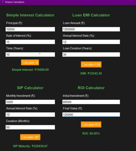 Surya N On Linkedin Finance Python Tkinter Investment Sip