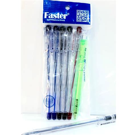 Faster Cx 606 Extra Smooth Ball Pen 5s Free Ball Pen 1s Shopee Malaysia