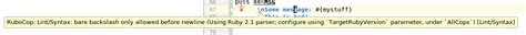 Style TrailingWhitespace Marks Offenses When Whitespace Is In A String Issue 4517 Rubocop