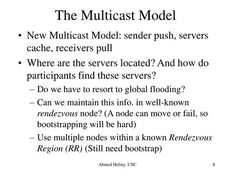 Ppt Architectural Framework For Large Scale Multicast In Mobile Ad