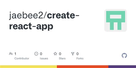 Github Jaebee Create React App