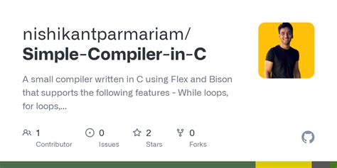 Github Nishikantparmariamsimple Compiler In C A Small Compiler