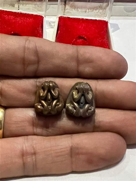 พระหลวงพ่อยิด วัดหนองจอก พระปิดตา หลวงพ่อยิด เนื้อโลหะ ตอกโค๊ต ปี2538