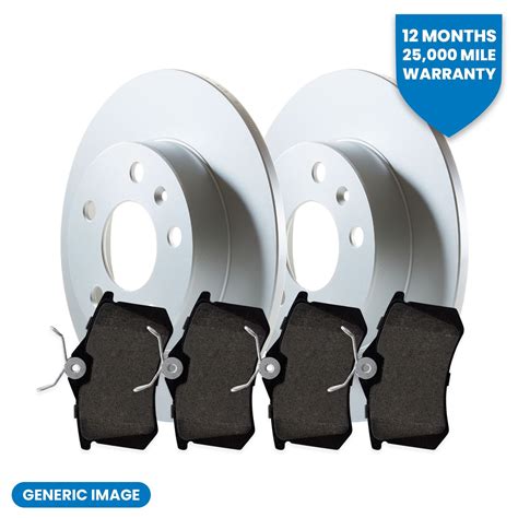 Rear Brake Discs And Pads Service Replacement Kit Braking System For