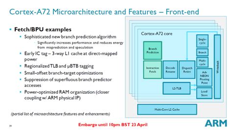 ARM Reveals Cortex A72 Architecture Details