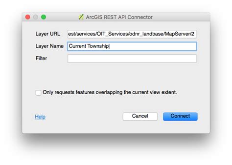 Adding Arcgis Online Services To Qgis Using Mac Osx Geographic