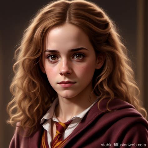 Adult Hermione Granger With Very Short Bob Hair Prompts Stable