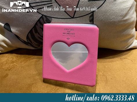 Album ảnh Bìa Trái Tim 6x9 Rẻ đẹp Vận Chuyển Toàn Quốc