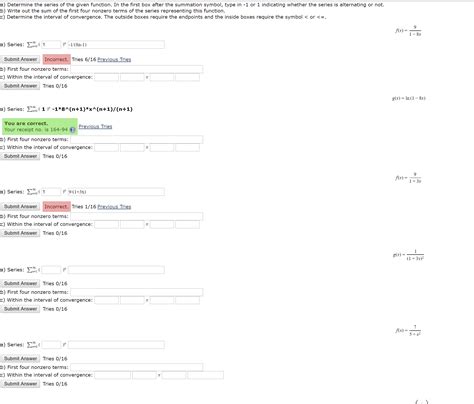 solved a determine the series of the given function in the