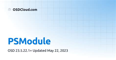 PSModule OSDCloud Com