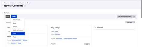 how to add an rss feed to a drupal website devcollaborative