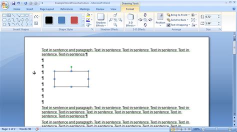 How To Insert Process Flow Chart In Word Ponasa