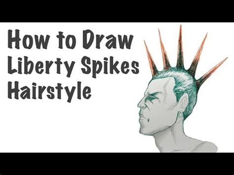 How To Draw Liberty Spikes Hairstyle YouTube