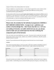 Analysis Of Variance Docx Analysis Of Variance Fully Worked Problems From Raw Data The Goal