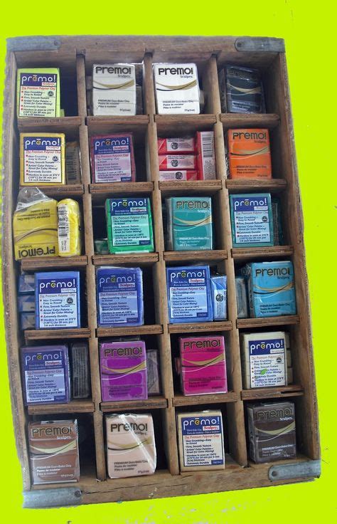 11 Polymer Clay Storage Ideas Clay Polymer Clay Polymer
