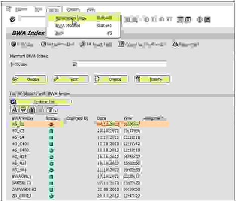 Join Index Create Error When Indexing Data From Sap Netweaver Bw To Bw Accelerator