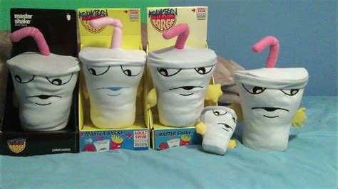 Aqua Teen Hunger Force Master Shake Plushes Review Youtube