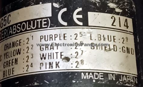 Omron E6c3 Ag5c 12 24v Dc Absolute Rotary Encoder Re07 Star International