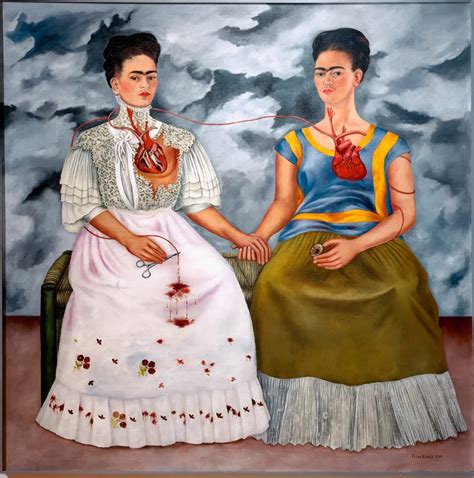 The Two Fridas By Frida Kahlo Buy Fine Art Print