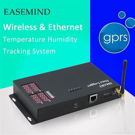 temperature humidity gprs ethernet data logger gsn4 hv easemind