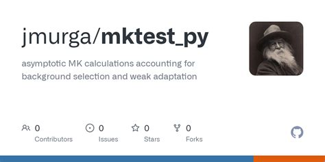 GitHub Jmurga Mktest Py Asymptotic MK Calculations Accounting For Background Selection And