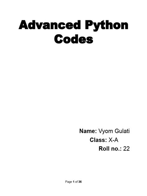 Ai Project File Pdf Python Programming Language Computer
