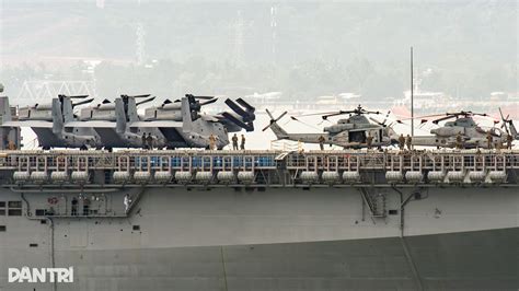 Ngắm Siêu Máy Bay F 35b Và Dàn Trực Thăng Trên Tàu Uss Tripoli Thăm Đà
