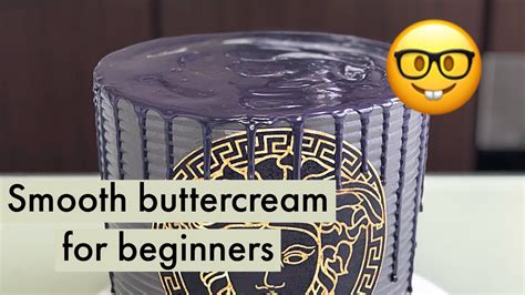 Beginner Friendly Buttercream Tutorial Using A Cake Comb Youtube