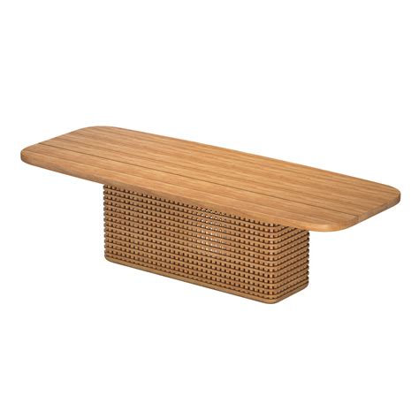 Trelica Teak Rectangular Dining Table 3d Model Cgtrader