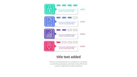 Set Of Four Different Colored Icons Google Slides Theme And Powerpoint Template Slidesdocs