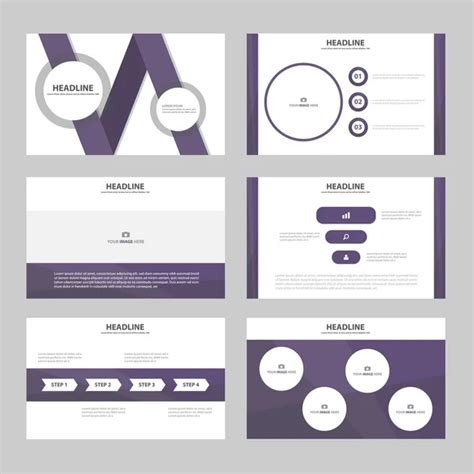 79673 Purple Presentation Vector Images Depositphotos