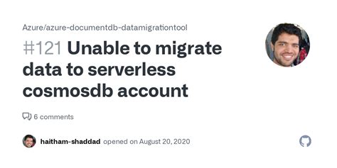 Unable To Migrate Data To Serverless Cosmosdb Account · Issue 121