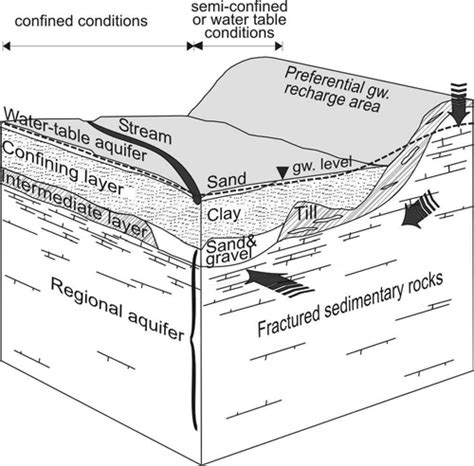 Conceptual Model For The Regional Groundwater Flow The Arrows Download Scientific Diagram
