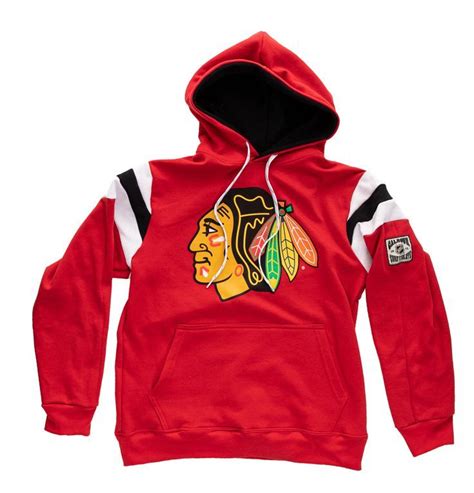 Chicago Blackhawks Varsity Retro Style Hoodie Shop The Nhl Coastal