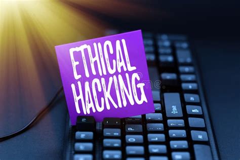 Conceptual Display Ethical Hacking Business Approach Act Of Locating Weaknesses And