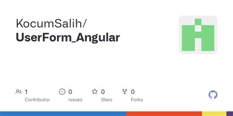Github Kocumsalihuserformangular