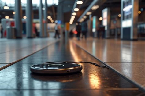 Premium Photo Advanced Wireless Charging Infrastructure In Public Places Ai Generated