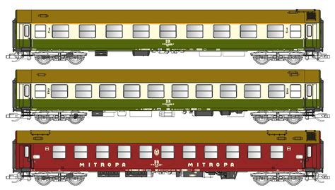 Tillig 502356 3er Set Personenwagen DR Ep IV Set 2