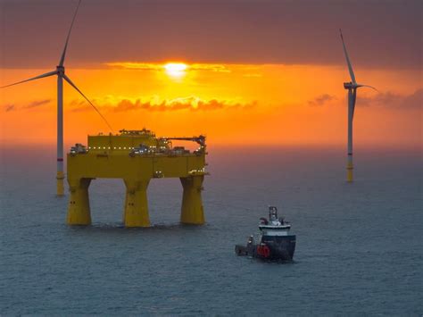 Tennets Dolwin Epsilon Converter Platform Installed Offshore Wind