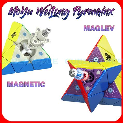 Moyu Weilong Pyraminx Maglev Magnetic Speedcbe Shopee Singapore