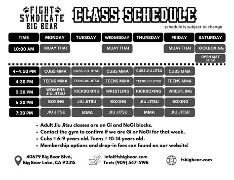 Classes — Fight Syndicate Big Bear Mma