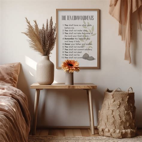 The Ten Commandments Exodus 201 17 Bible Verse Printable Bible