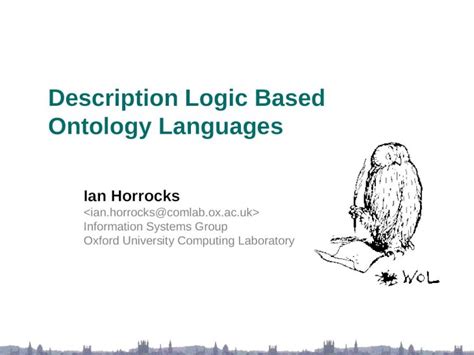 Ppt Description Logic Based Ontology Languages Dokumentips