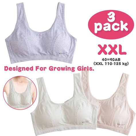 Fzflzdh Cotton Girls Bralette Comfortable Teens Underwear Vest Style